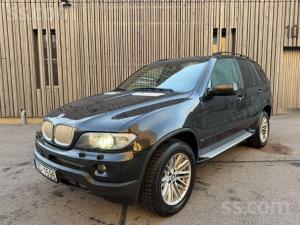 Black BMW X5 2005 in Riga, with an engine capacity of 3.00 L and mileage of 424 thousand km for 4590 €, photo 3 on AUTOMOTO.COM.LV