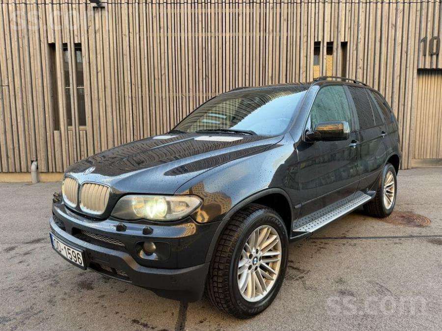 Black BMW X5 2005 in Riga, with an engine capacity of 3.00 L and mileage of 424 thousand km for 4590 €, photo 3 on AUTOMOTO.COM.LV