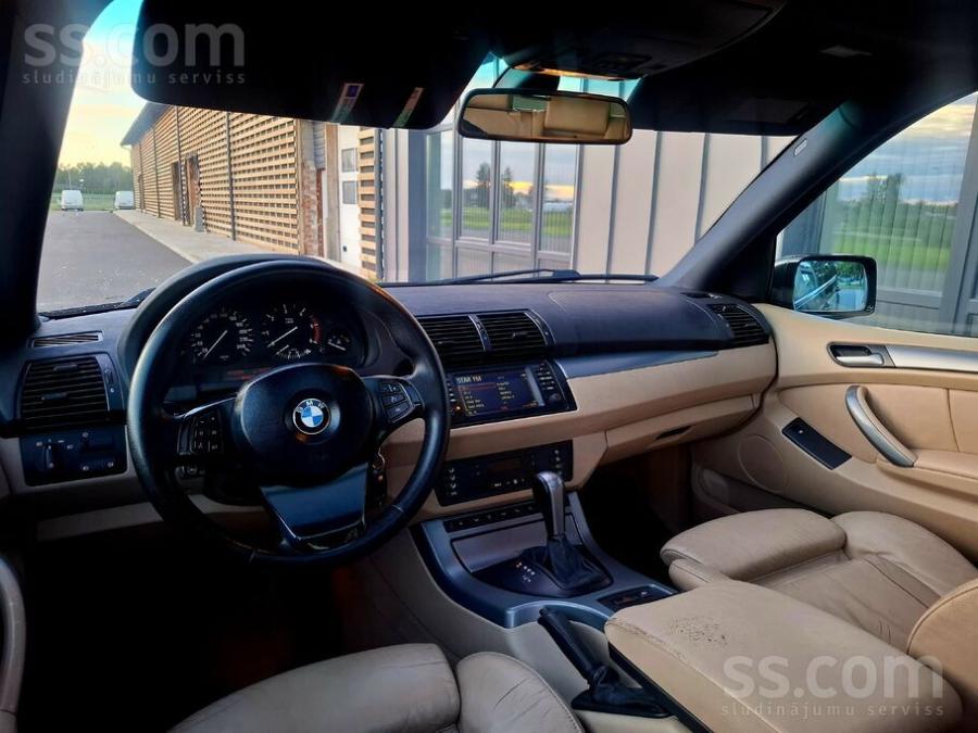Черный БМВ Х5 2005 в Валмиера, объемом двигателя 3.00 л и пробегом 406 тыс. км за 4850 €, фото 15 на AUTOMOTO.COM.LV