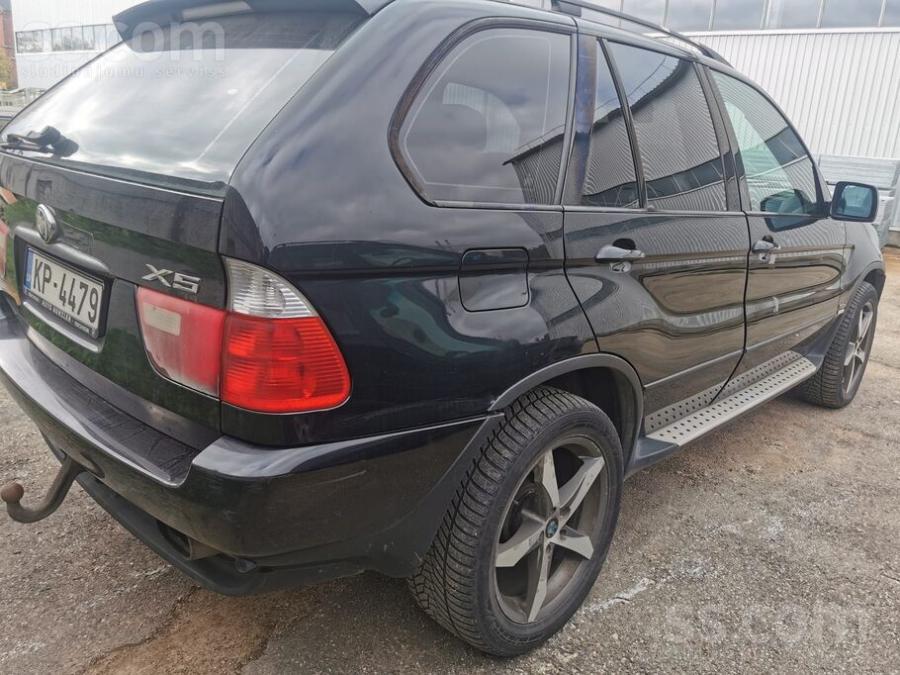 Черный БМВ Х5 2005 в Даугавпилс, объемом двигателя 3.00 л и пробегом 371 тыс. км за 4500 €, фото 6 на AUTOMOTO.COM.LV