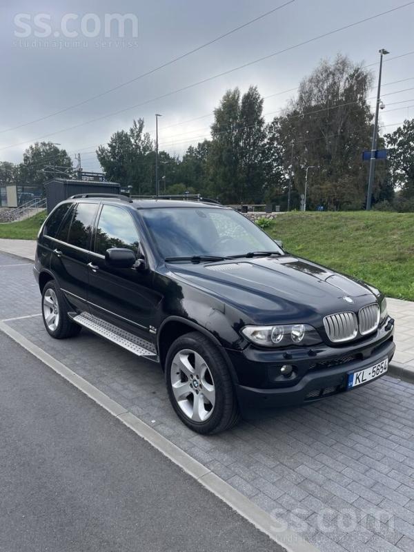 БМВ Х5 2005 в Рига на AUTOMOTO.COM.LV Черный БМВ Х5 2005 в Рига, объемом двигателя 3.00 л и пробегом 480 тыс. км за 4650 €, фото 4 на AUTOMOTO.COM.LV