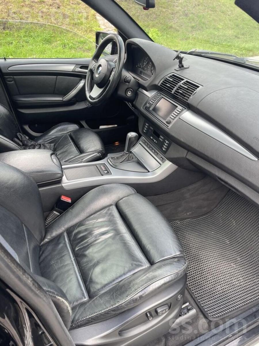Melns BMW X5 2005 Rīga, ar dzinēja tilpumu 3.00 L un nobraukumu 480 tūkst. km par 4650 €, foto 8 vietnē AUTOMOTO.COM.LV