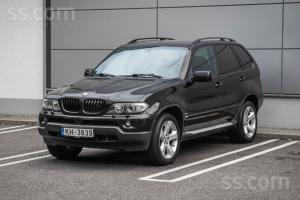 Black BMW X5 2005 in Riga, with an engine capacity of 3.00 L and mileage of 0 thousand km for 3990 €, photo  on AUTOMOTO.COM.LV