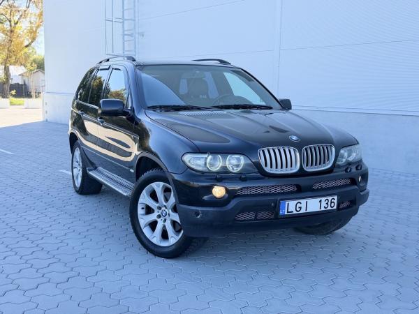 Black BMW X5 2005 in Vilnius, with an engine capacity of 3.00 L and mileage of 340 thousand km for 4700 €, photo 3 on AUTOMOTO.COM.LV