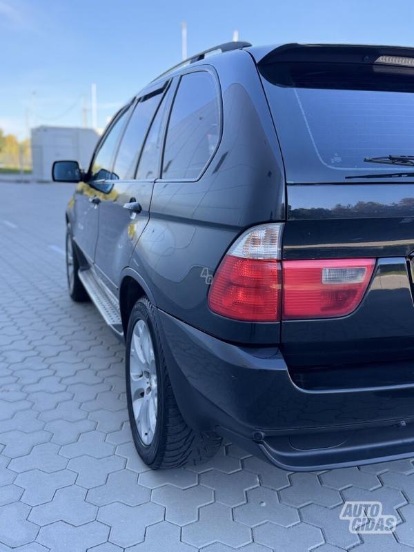 Black BMW X5 2005 in Vilnius, with an engine capacity of 3.00 L and mileage of 340 thousand km for 4700 €, photo 6 on AUTOMOTO.COM.LV