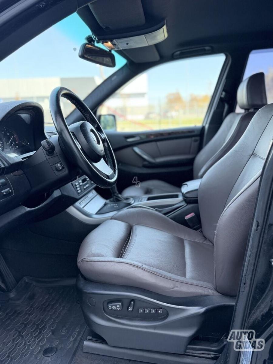 Melns BMW X5 2005 Viļņa, ar dzinēja tilpumu 3.00 L un nobraukumu 340 tūkst. km par 4700 €, foto 11 vietnē AUTOMOTO.COM.LV