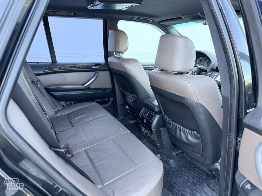 Melns BMW X5 2005 Viļņa, ar dzinēja tilpumu 3.00 L un nobraukumu 340 tūkst. km par 4700 €, foto 21 vietnē AUTOMOTO.COM.LV