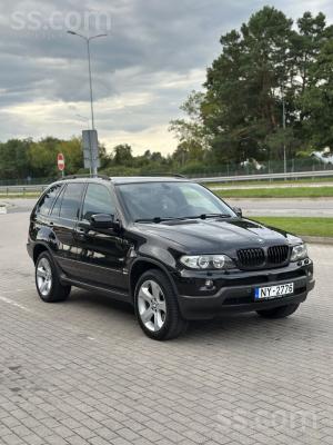 Black BMW X5 2005 in Riga, with an engine capacity of 3.00 L and mileage of 0 thousand km for 6250 €, photo  on AUTOMOTO.COM.LV