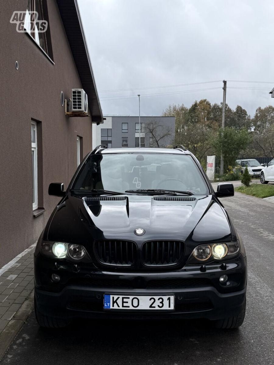 Black BMW X5 2005 in Vilnius, with an engine capacity of 3.00 L and mileage of 450 thousand km for 4500 €, photo 1 on AUTOMOTO.COM.LV