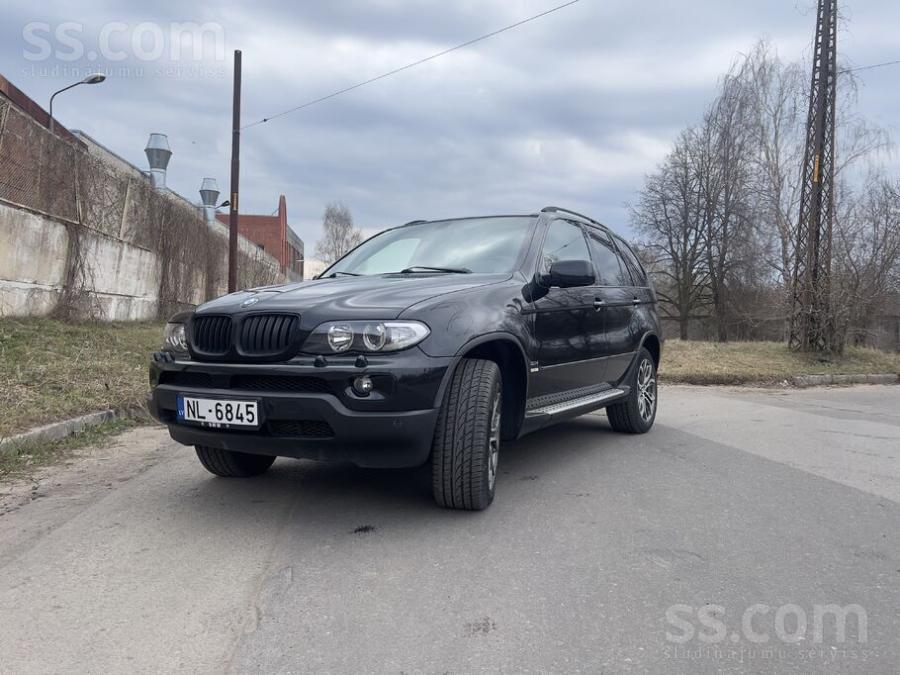 Melns BMW X5 2006 Rīga, ar dzinēja tilpumu 3.00 L un nobraukumu 287 tūkst. km par 5500 €, foto 1 vietnē AUTOMOTO.COM.LV