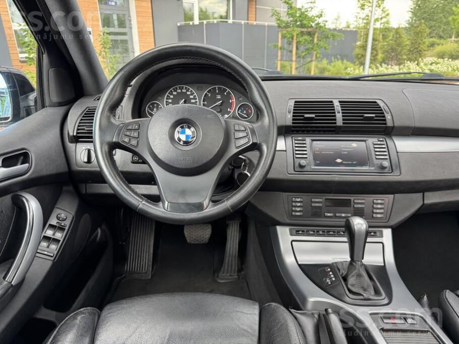 Melns BMW X5 2006 Rīga, ar dzinēja tilpumu 3.00 L un nobraukumu 317 tūkst. km par 6590 €, foto 11 vietnē AUTOMOTO.COM.LV