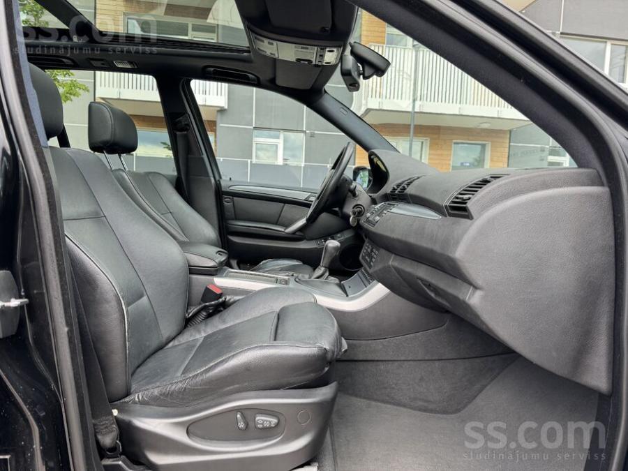 Melns BMW X5 2006 Rīga, ar dzinēja tilpumu 3.00 L un nobraukumu 317 tūkst. km par 6590 €, foto 20 vietnē AUTOMOTO.COM.LV