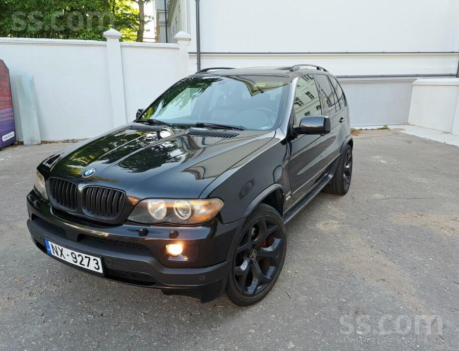 Melns BMW X5 2006 Liepāja, ar dzinēja tilpumu 4.80 L un nobraukumu 327 tūkst. km par 6500 €, foto 1 vietnē AUTOMOTO.COM.LV
