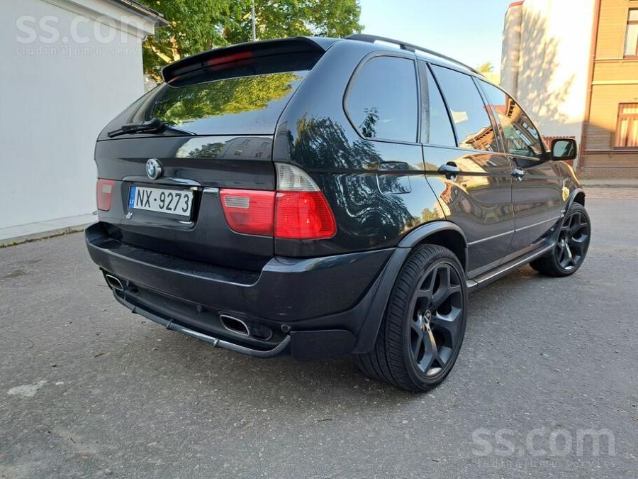 Melns BMW X5 2006 Liepāja, ar dzinēja tilpumu 4.80 L un nobraukumu 327 tūkst. km par 6500 €, foto 2 vietnē AUTOMOTO.COM.LV