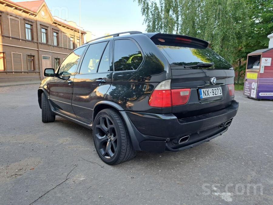 Melns BMW X5 2006 Liepāja, ar dzinēja tilpumu 4.80 L un nobraukumu 327 tūkst. km par 6500 €, foto 3 vietnē AUTOMOTO.COM.LV
