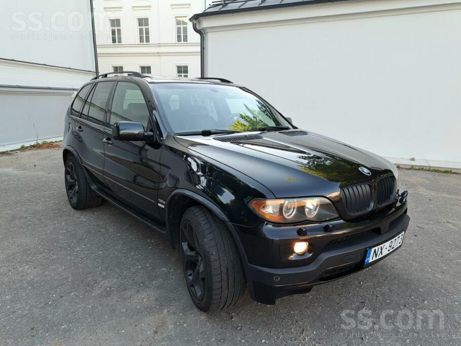 Melns BMW X5 2006 Liepāja, ar dzinēja tilpumu 4.80 L un nobraukumu 327 tūkst. km par 6500 €, foto 4 vietnē AUTOMOTO.COM.LV