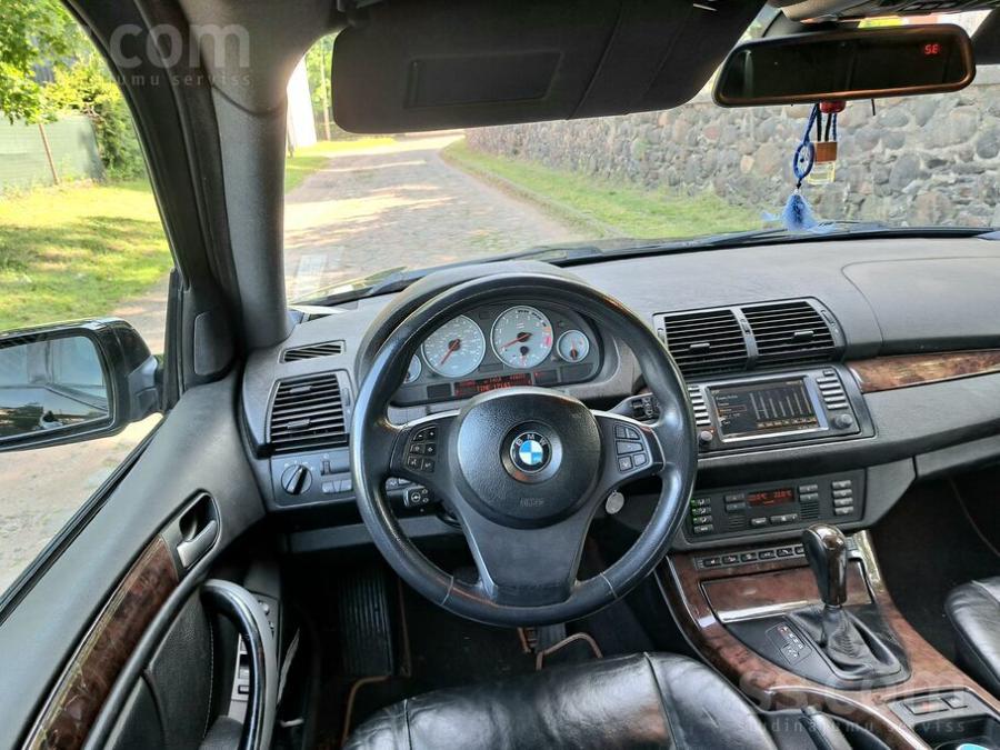 Melns BMW X5 2006 Liepāja, ar dzinēja tilpumu 4.80 L un nobraukumu 327 tūkst. km par 6500 €, foto 7 vietnē AUTOMOTO.COM.LV