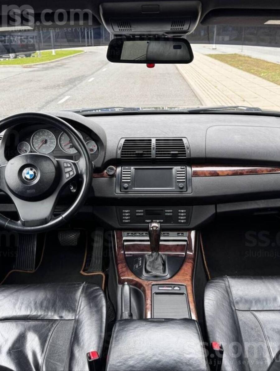 Melns BMW X5 2006 Liepāja, ar dzinēja tilpumu 4.80 L un nobraukumu 327 tūkst. km par 6500 €, foto 8 vietnē AUTOMOTO.COM.LV