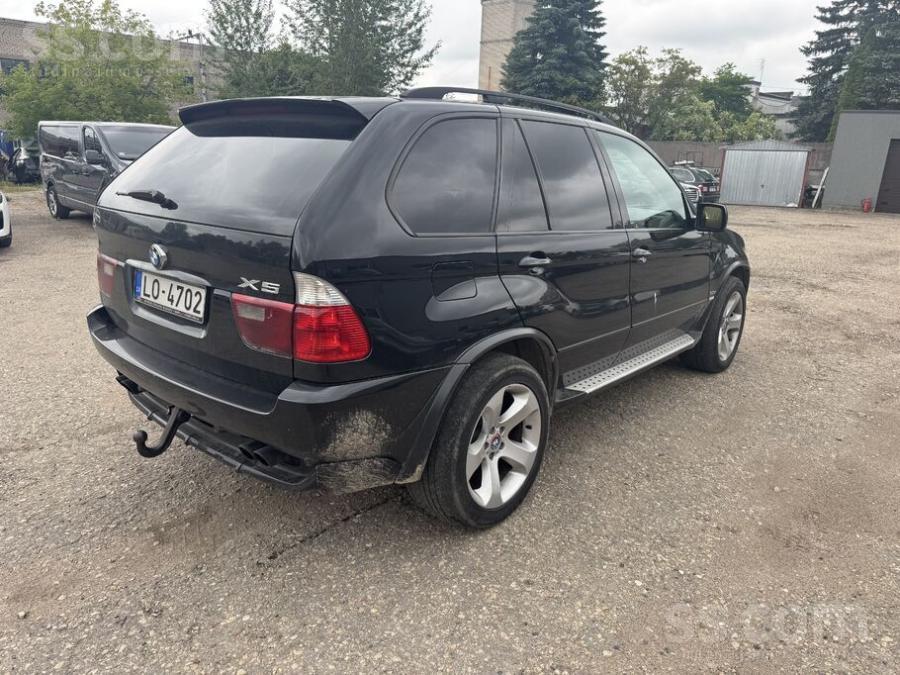 Melns BMW X5 2006 Bauska, ar dzinēja tilpumu 3.00 L un nobraukumu 0 tūkst. km par 5000 €, foto 3 vietnē AUTOMOTO.COM.LV