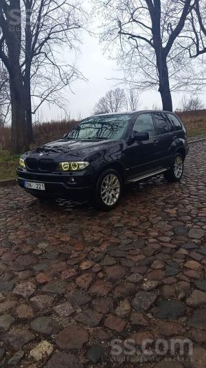 Black BMW X5 2006 in Rezekne, with an engine capacity of 3.00 L and mileage of 380 thousand km for 7500 €, photo 4 on AUTOMOTO.COM.LV