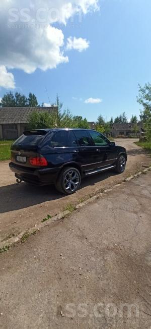Black BMW X5 2006 in Rezekne, with an engine capacity of 3.00 L and mileage of 380 thousand km for 7500 €, photo 6 on AUTOMOTO.COM.LV