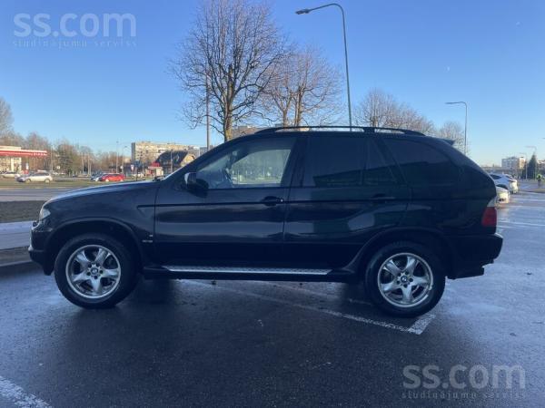 Black BMW X5 2006 in Riga, with an engine capacity of 3.00 L and mileage of 0 thousand km for 5800 €, photo 2 on AUTOMOTO.COM.LV