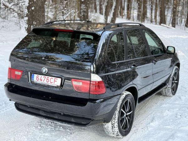 Black BMW X5 2006 in Vilnius, with an engine capacity of 2.99 L and mileage of 293 thousand km for 5000 €, photo 4 on AUTOMOTO.COM.LV