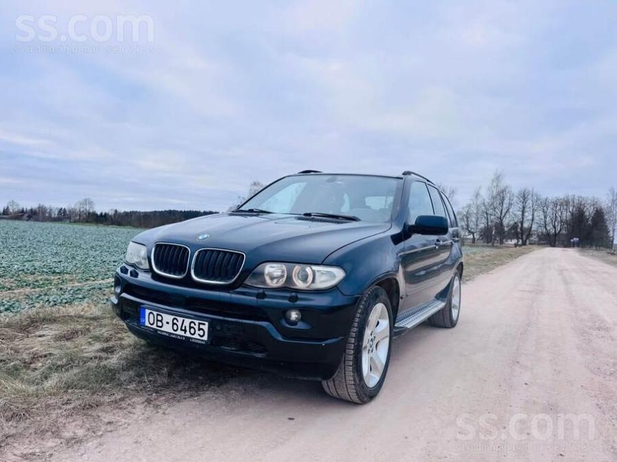 Melns BMW X5 2006 Bauska, ar dzinēja tilpumu 3.00 L un nobraukumu 390 tūkst. km par 6500 €, foto 1 vietnē AUTOMOTO.COM.LV
