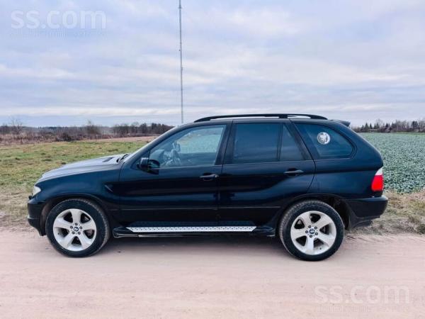 Black BMW X5 2006 in Bauska, with an engine capacity of 3.00 L and mileage of 390 thousand km for 6500 €, photo 4 on AUTOMOTO.COM.LV