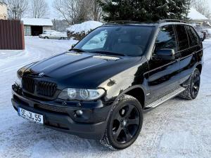 Black BMW X5 2006 in Prienai, with an engine capacity of 2.99 L and mileage of 281 thousand km for 6550 €, photo  on AUTOMOTO.COM.LV