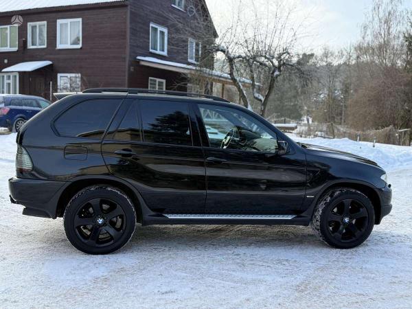 Black BMW X5 2006 in Prienai, with an engine capacity of 2.99 L and mileage of 281 thousand km for 6550 €, photo 6 on AUTOMOTO.COM.LV