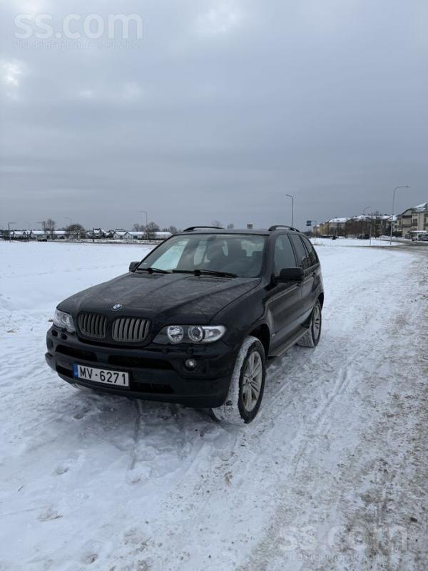 Melns BMW X5 2006 Rīga, ar dzinēja tilpumu 3.00 L un nobraukumu 300 tūkst. km par 7600 €, foto 1 vietnē AUTOMOTO.COM.LV