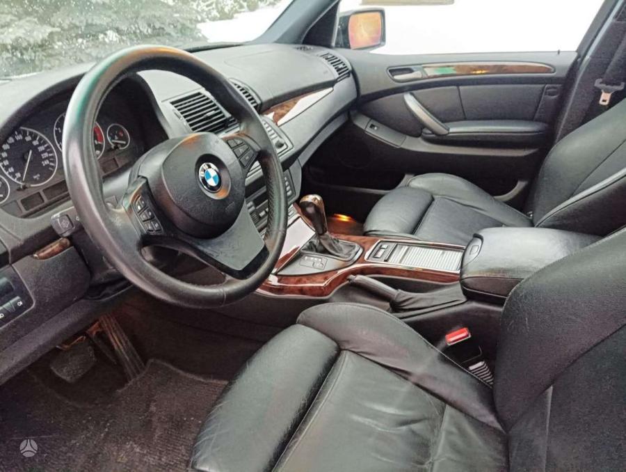 Melns BMW X5 2006 Marijampole, ar dzinēja tilpumu 3.00 L un nobraukumu 373 tūkst. km par 5500 €, foto 7 vietnē AUTOMOTO.COM.LV