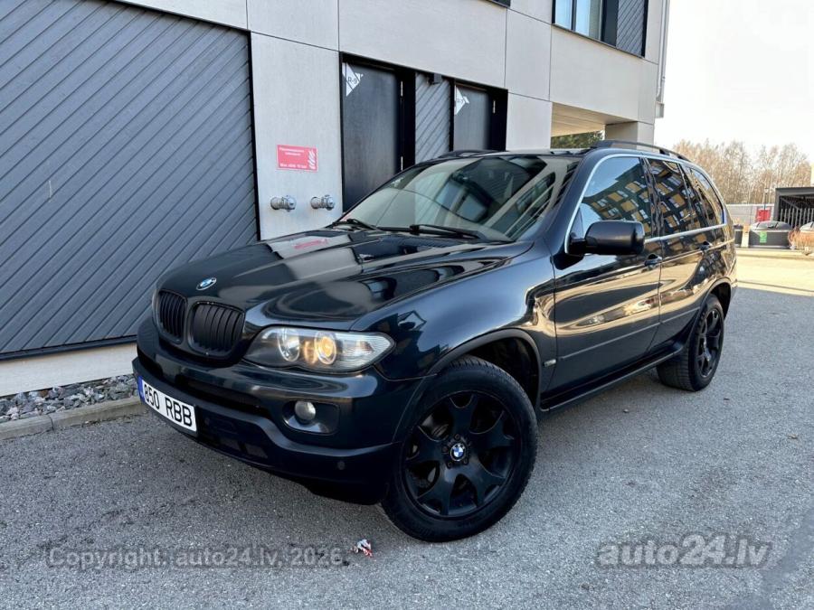 Melns BMW X5 2006 Tartu, ar dzinēja tilpumu 3.00 L un nobraukumu 370 tūkst. km par 4999 €, foto 1 vietnē AUTOMOTO.COM.LV