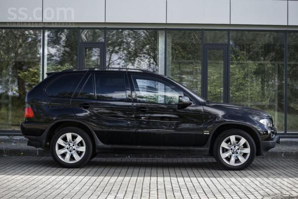 Melns BMW X5 2006 Tukums, ar dzinēja tilpumu 3.00 L un nobraukumu 0 tūkst. km par 6850 €, foto 5 vietnē AUTOMOTO.COM.LV