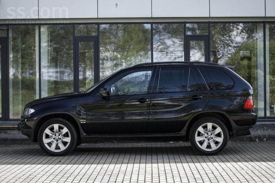 Черный БМВ Х5 2006 в Тукумс, объемом двигателя 3.00 л и пробегом 0 тыс. км за 7300 €, фото 3 на AUTOMOTO.COM.LV