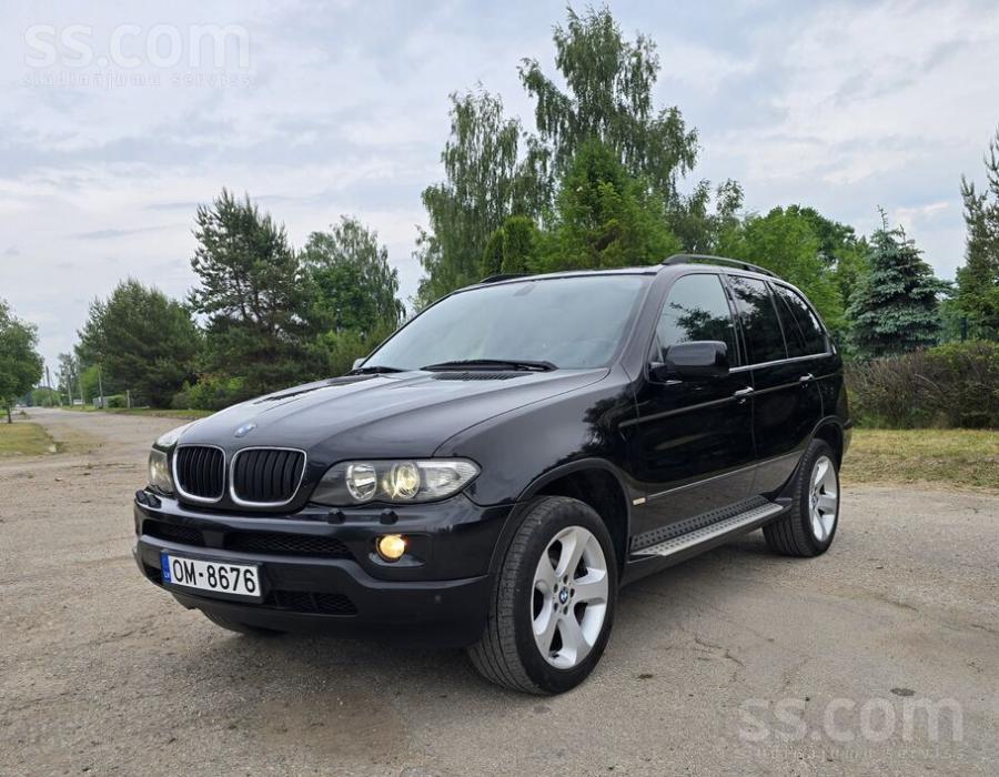 Melns BMW X5 2006 Jelgava, ar dzinēja tilpumu 3.00 L un nobraukumu 187 tūkst. km par 6900 €, foto 1 vietnē AUTOMOTO.COM.LV