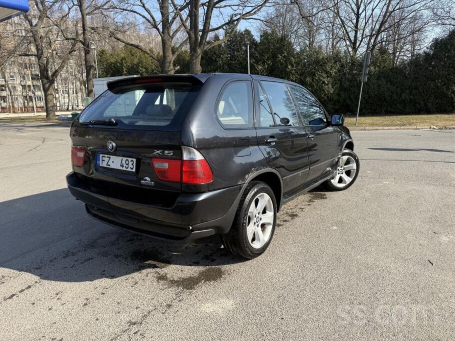Black BMW X5 2006 in Riga, with an engine capacity of 3.00 L and mileage of 347 thousand km for 4100 €, photo 5 on AUTOMOTO.COM.LV