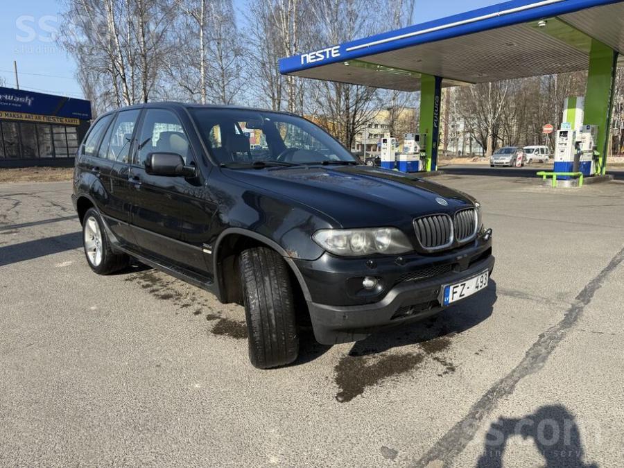 Black BMW X5 2006 in Riga, with an engine capacity of 3.00 L and mileage of 347 thousand km for 4100 €, photo 7 on AUTOMOTO.COM.LV