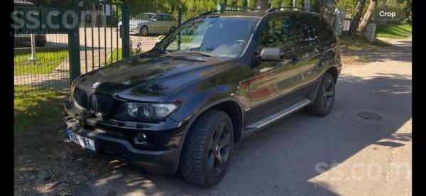 Melns BMW X5 2006 Rīga, ar dzinēja tilpumu 3.00 L un nobraukumu 330 tūkst. km par 6400 €, foto 1 vietnē AUTOMOTO.COM.LV