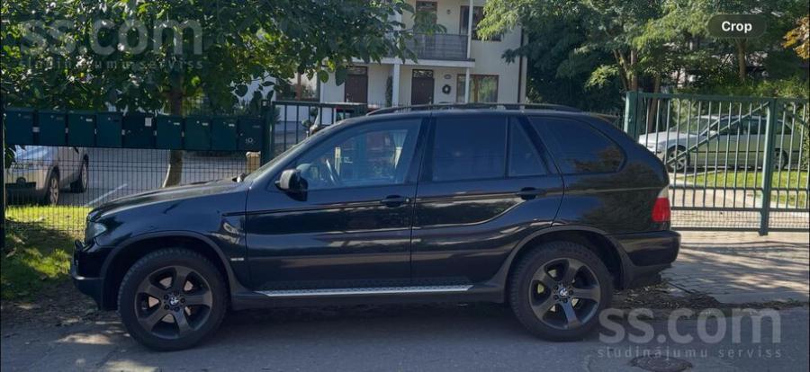 Black BMW X5 2006 in Riga, with an engine capacity of 3.00 L and mileage of 330 thousand km for 6400 €, photo 3 on AUTOMOTO.COM.LV