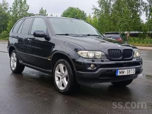 Black BMW X5 2006 in Riga, with an engine capacity of 3.00 L and mileage of 413 thousand km for 4490 €, photo  on AUTOMOTO.COM.LV