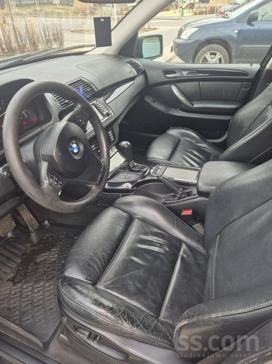 Melns BMW X5 2006 Rīga, ar dzinēja tilpumu 3.00 L un nobraukumu 415 tūkst. km par 5400 €, foto 6 vietnē AUTOMOTO.COM.LV