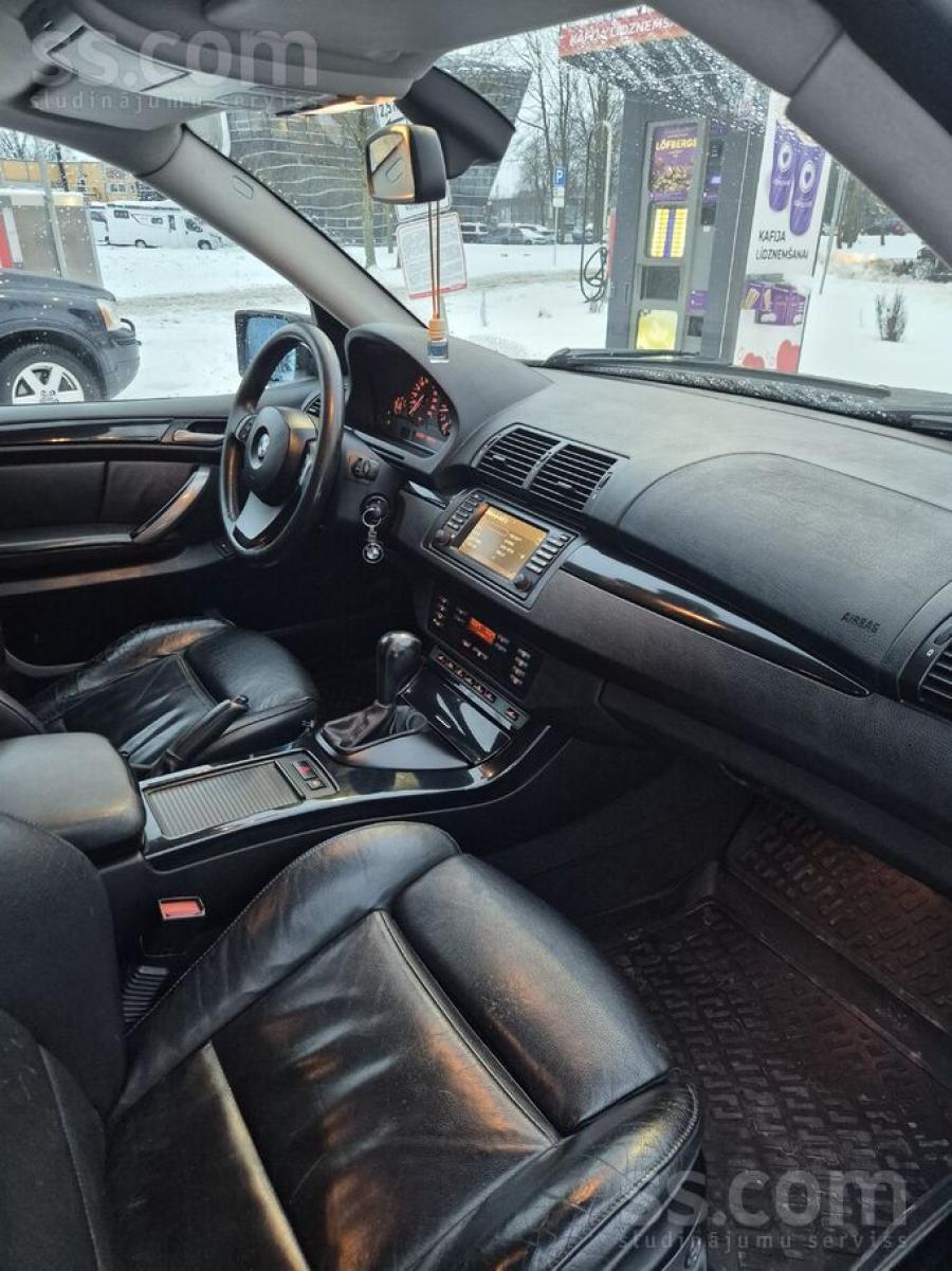 Melns BMW X5 2006 Rīga, ar dzinēja tilpumu 3.00 L un nobraukumu 415 tūkst. km par 5400 €, foto 12 vietnē AUTOMOTO.COM.LV