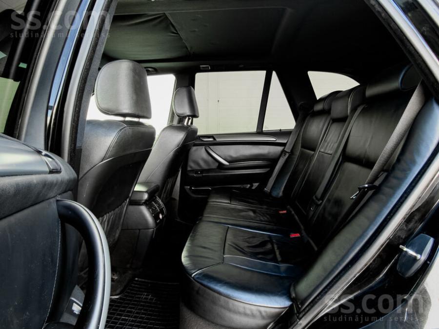 Melns BMW X5 2006 Rīga, ar dzinēja tilpumu 3.00 L un nobraukumu 0 tūkst. km par 5950 €, foto 14 vietnē AUTOMOTO.COM.LV