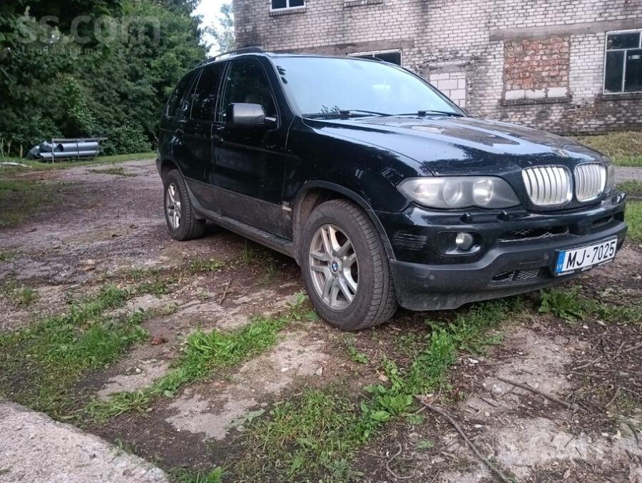 Melns BMW X5 2006 Limbaži, ar dzinēja tilpumu 3.00 L un nobraukumu 470 tūkst. km par 4000 €, foto 1 vietnē AUTOMOTO.COM.LV
