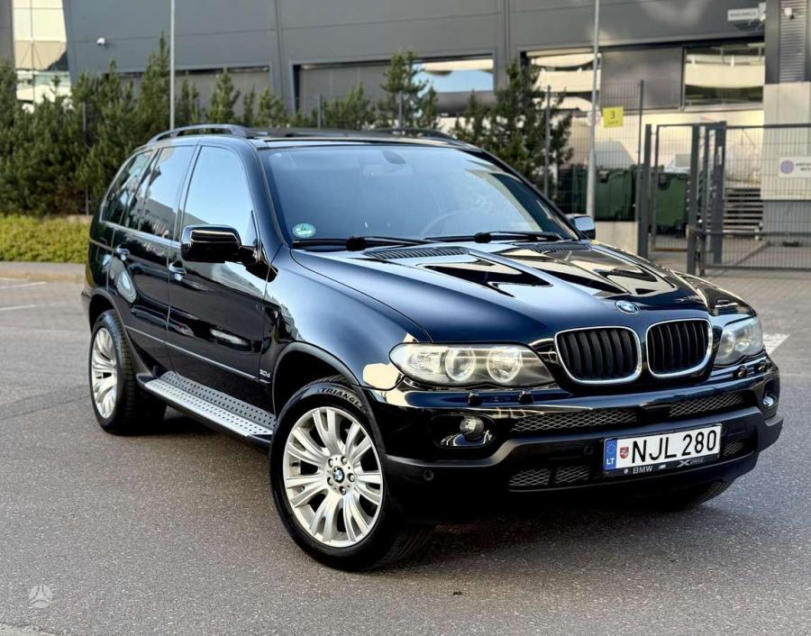 Melns BMW X5 2006 Viļņa, ar dzinēja tilpumu 3.00 L un nobraukumu 289 tūkst. km par 6600 €, foto 1 vietnē AUTOMOTO.COM.LV