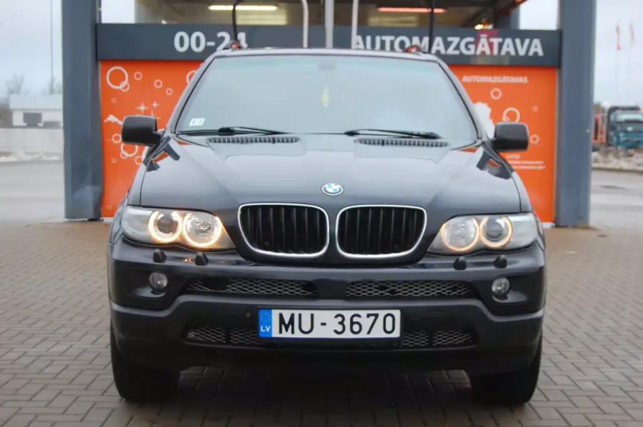Melns BMW X5 2006 Jēkabpils, ar dzinēja tilpumu 3.00 L un nobraukumu 309 tūkst. km par 6499 €, foto 5 vietnē AUTOMOTO.COM.LV
