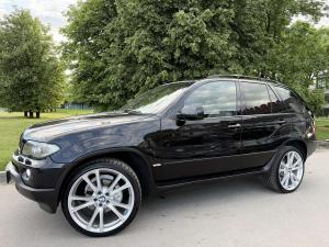 Black BMW X5 2006 in Kaunas, with an engine capacity of 2.99 L and mileage of 375 thousand km for 5700 €, photo 5 on AUTOMOTO.COM.LV
