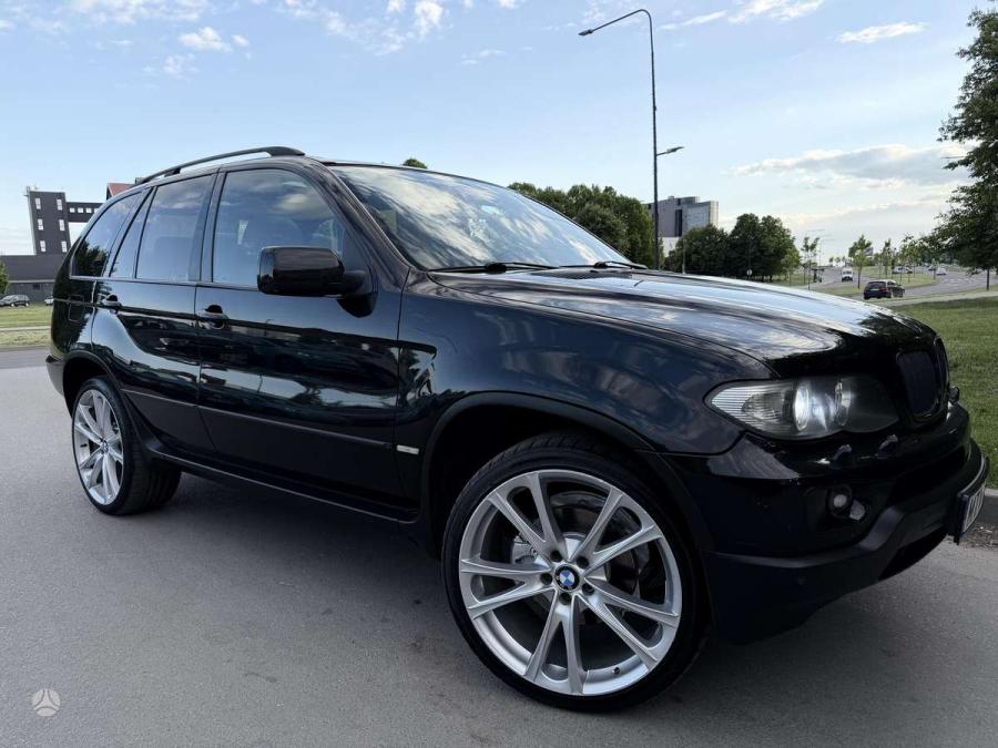 Black BMW X5 2006 in Kaunas, with an engine capacity of 2.99 L and mileage of 375 thousand km for 5700 €, photo 20 on AUTOMOTO.COM.LV